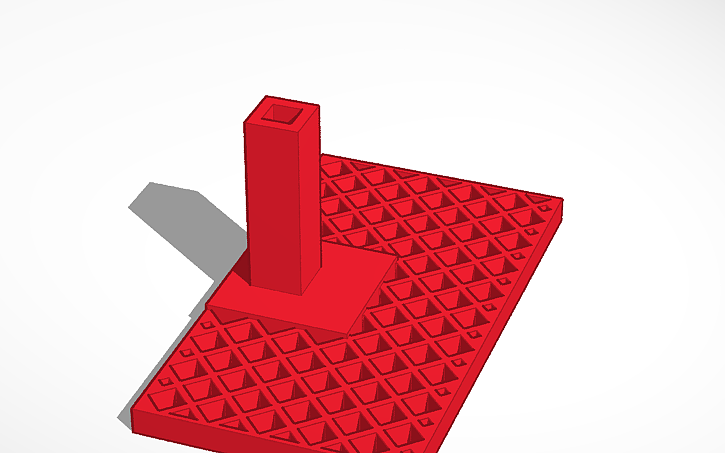 3D design 12" Action Figure Stand (single) | Tinkercad