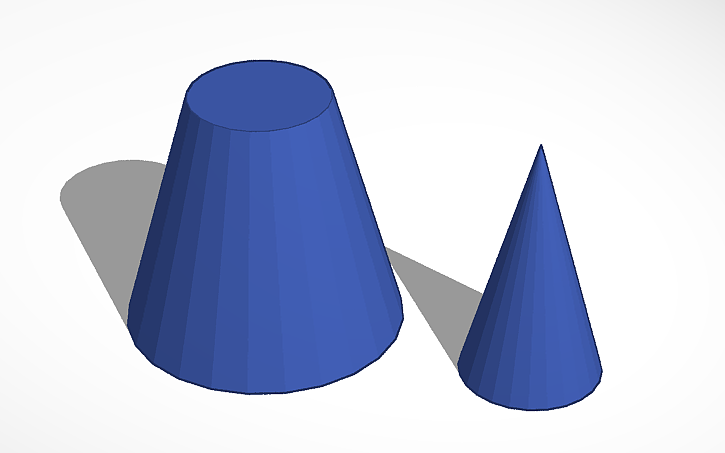 3d Design Splitting A Cone Tinkercad