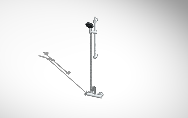 3D design Showerhead - Tinkercad