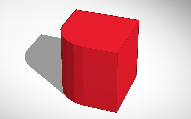 3D design How to Round an Edge - Tinkercad - Tinkercad