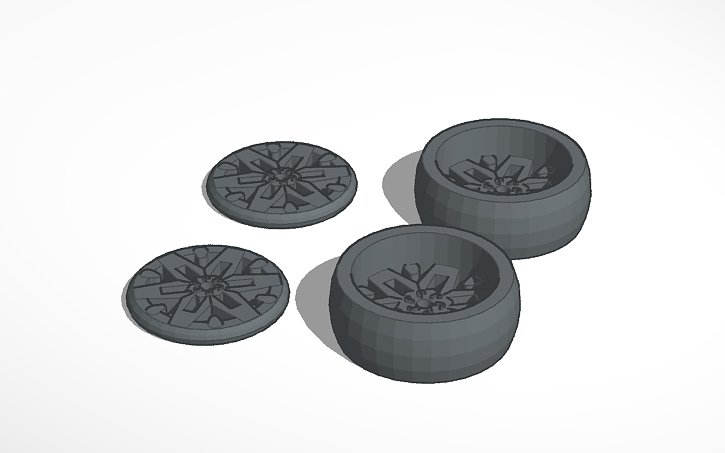 3D design 3D Printed Wheels v.1 - Jacob Ivanov | Tinkercad