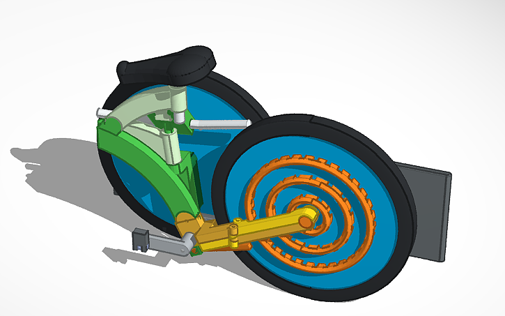 3D design Bicycle everywhere 06 - Tinkercad