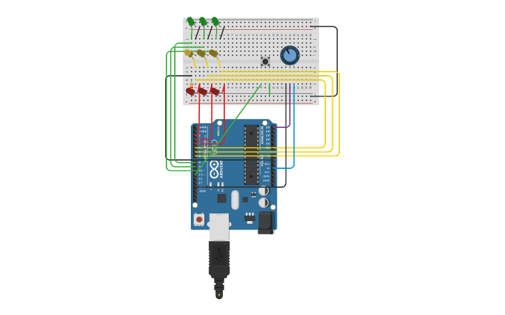 Circuit design Experimento 3 | Tinkercad