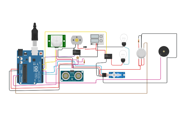 Circuit Design Home Automation Tinkercad