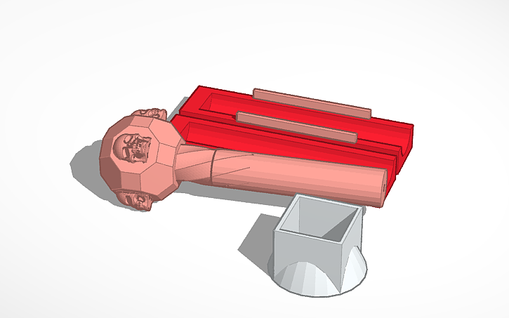 3D design Cannagar Mold - Tinkercad