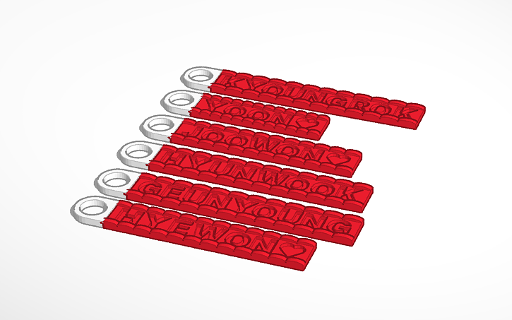 3D design Bag tag 06 - Kynda | Tinkercad