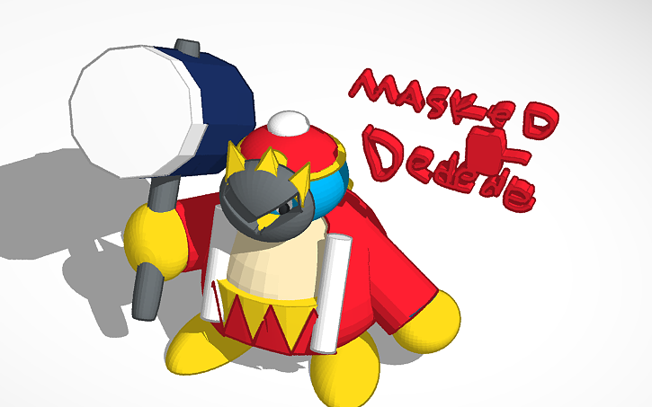 3D design Masked DeDeDe - Tinkercad