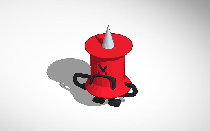 3D design Bfb Pin - Tinkercad