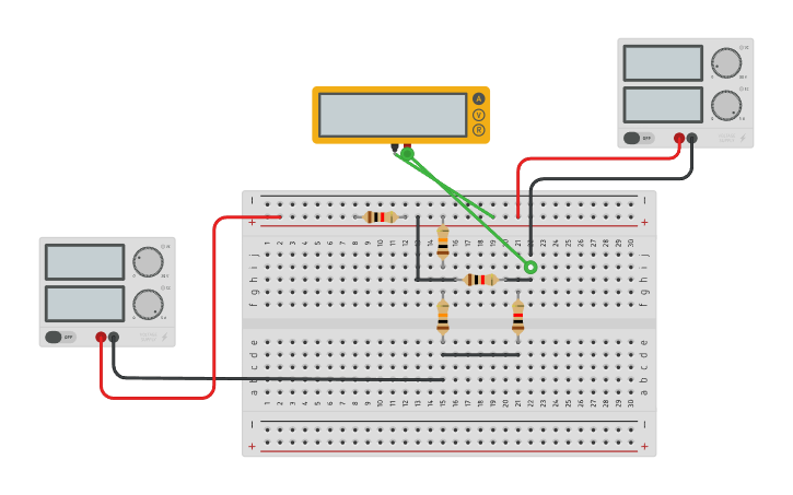 Circuit design Rangkaian Supermesh E2 - Tinkercad