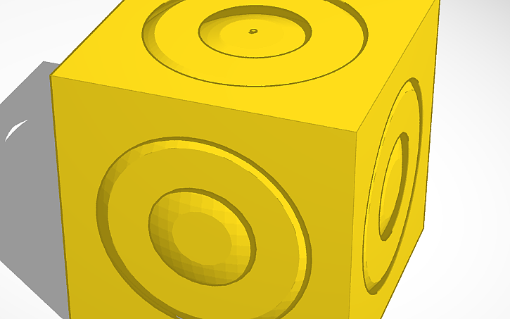 3d Design Fidget Cube Tinkercad