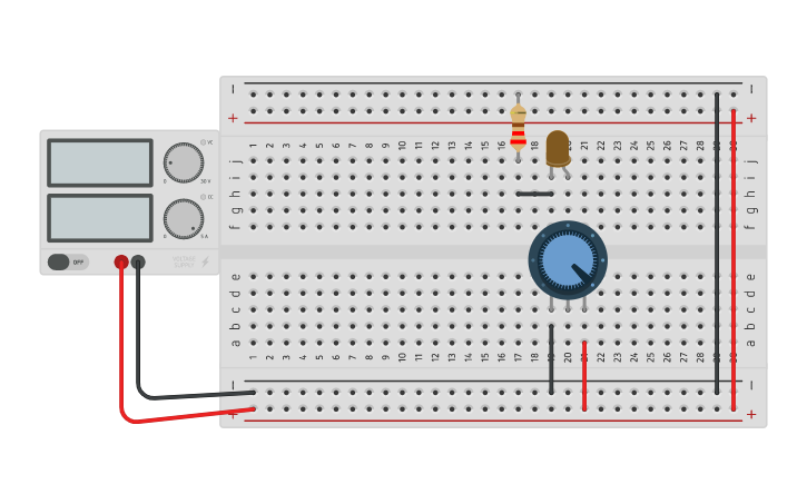 Circuit Design Potentiometer Tinkercad