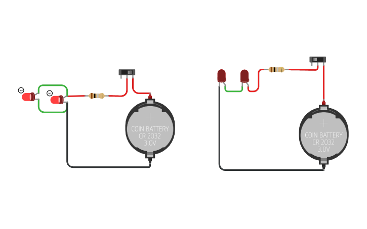 Circuit design Simple Electrical Circuits // Engineering 1 - Tinkercad
