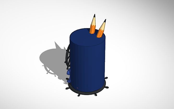 3D design 7C PEN HOLDER | Tinkercad