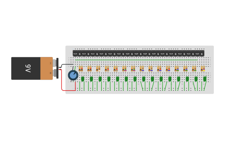 Circuit Design Multi Level Voltage Indicator Bjt Mos Tinkercad