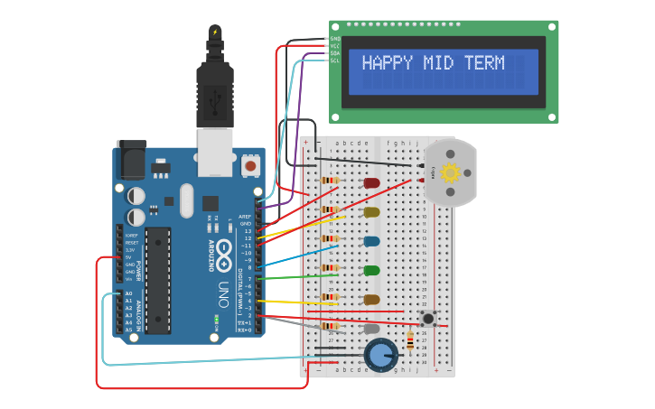 Circuit Design Midterm Tinkercad