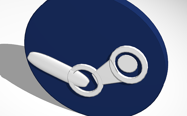 3D design Steam Logo (beta) | Tinkercad
