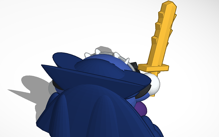 3D design Meta Knight - Tinkercad