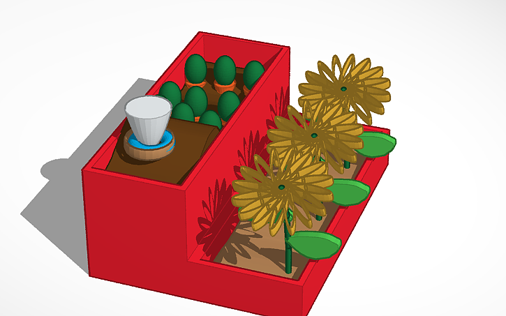 3D design GARDEN - Tinkercad