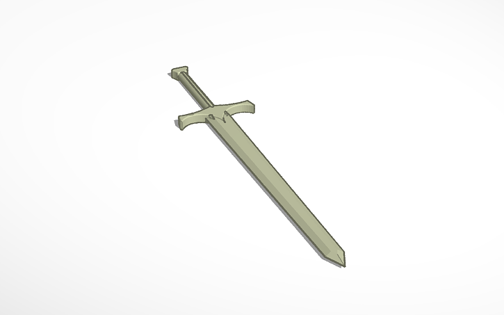 3D design Crocea Mors Sword | Tinkercad