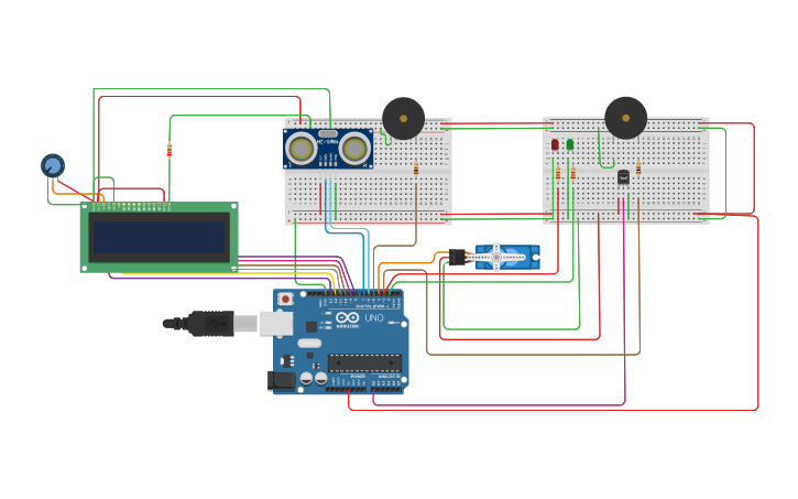 Circuit design COVID-19 CONTACTLESS SAFETY KIT anmol | Tinkercad Circuit design COVID-19 CONTACTLESS SAFETY KIT anmol | Tinkercad