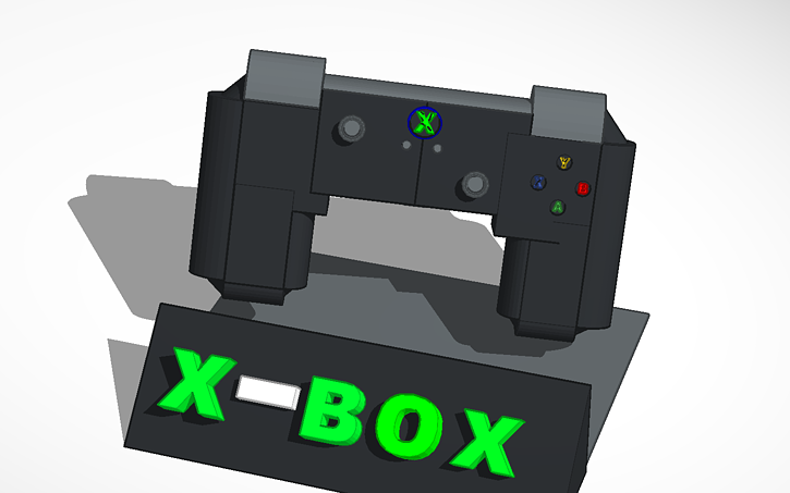 3D design Xbox controler - Tinkercad