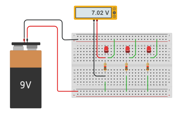 Circuit design circuito 3 | Tinkercad
