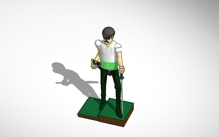 3D design Copy of Zoro (One Piece) - Tinkercad