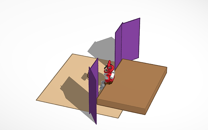 3D design fnaf foxy x fixed tangle | Tinkercad
