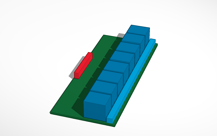3D design Sainsmart 8 relay board - Tinkercad