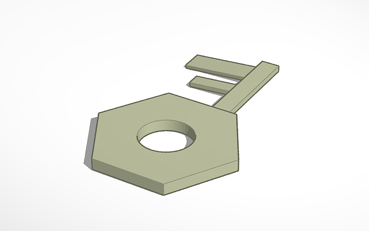 3D design Key | Tinkercad