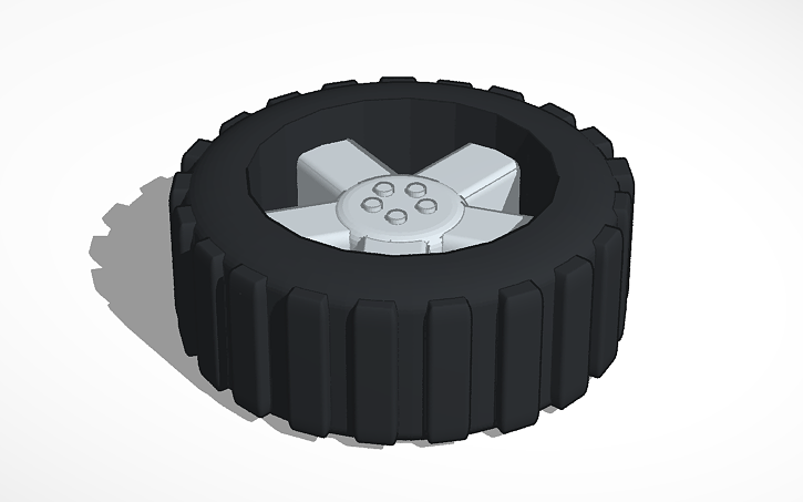 3D design Tire - Tinkercad