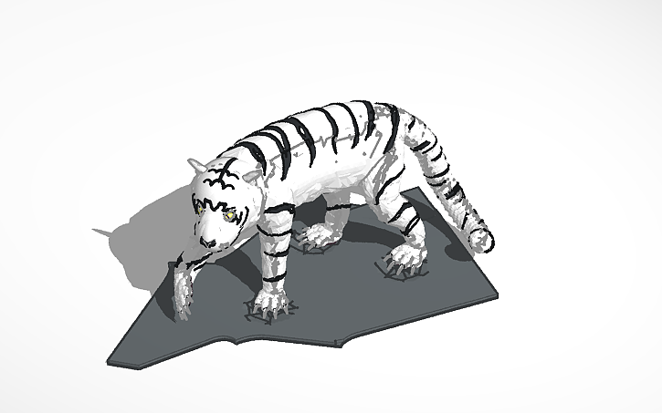 3D design The Beast Beneath the Moonlight - Atsushi Nakajima - Tinkercad