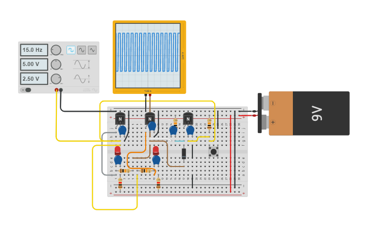 Circuit design Bistable condo gene - Tinkercad