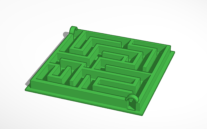 3D design marble maze - Tinkercad