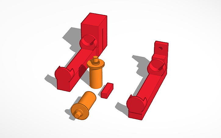 3d Design Hanging Filament Roller Tinkercad