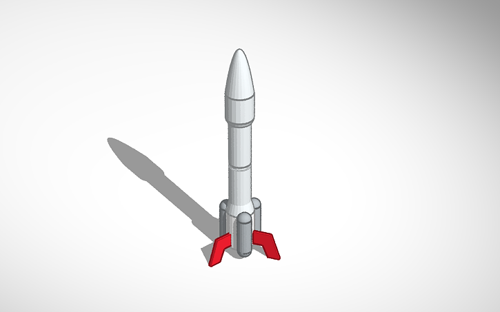 3D design Rocketship | Tinkercad