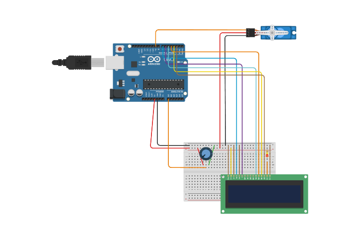 Circuit design PRACTICA 1 - Tinkercad