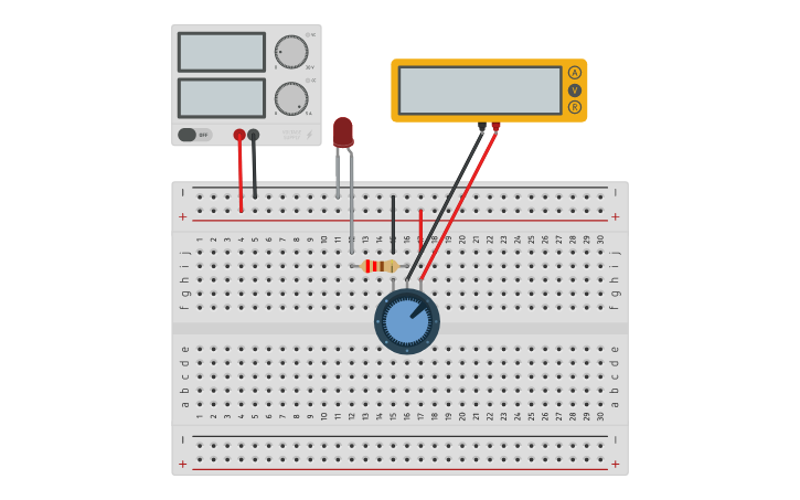 Circuit design Multímetro - Tinkercad