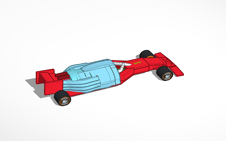 3D design F1 Car - Tinkercad