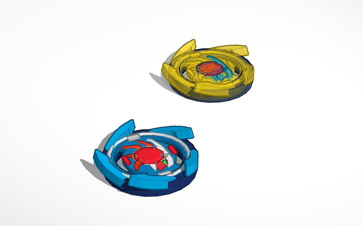 3D design Beyblade burst REVOLUTION (Solar Helios)normal/gold - Tinkercad