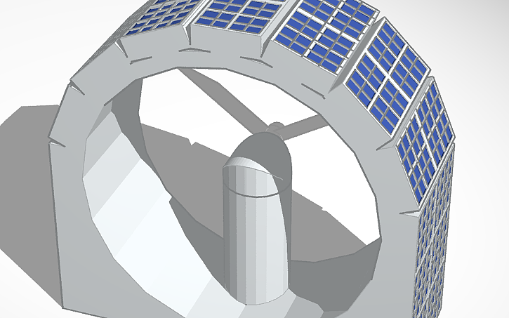 3D design Solar Wind Turbine - Tinkercad