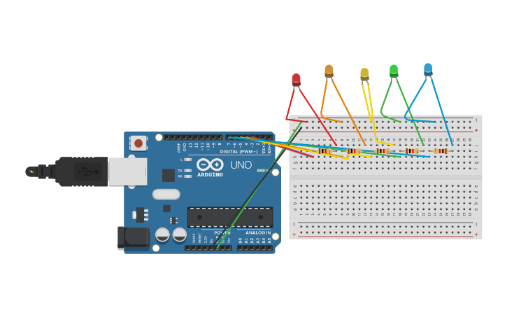 Circuit Design Led Tinkercad