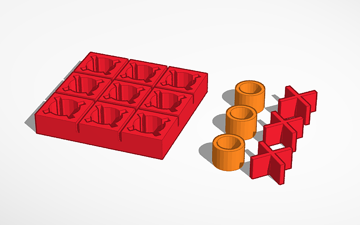 3d Design Tic Tac Toe Tinkercad 