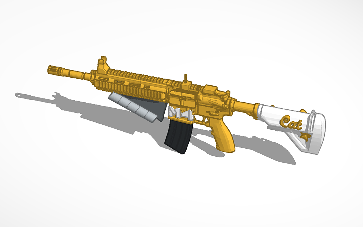 3d Design M4 Premium Edition Railing Update Tinkercad