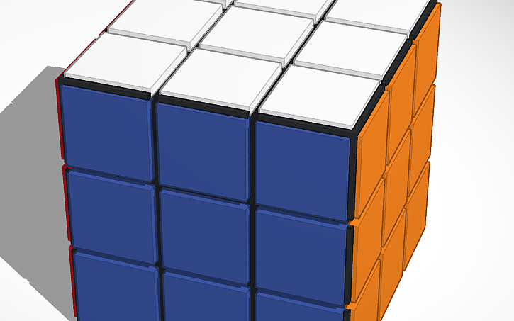 3D design Rubik's Cube | Tinkercad