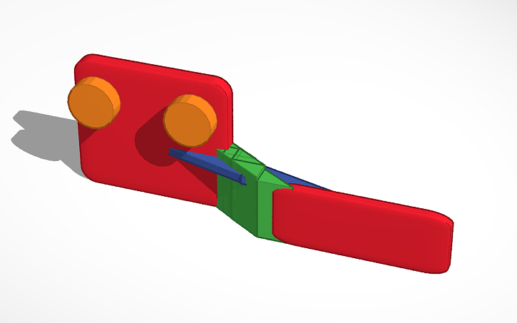 3D design Curtain Rail Overlap Runner | Tinkercad