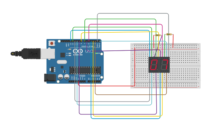 Circuit design Lab 06 Tarefa 2 - Tinkercad