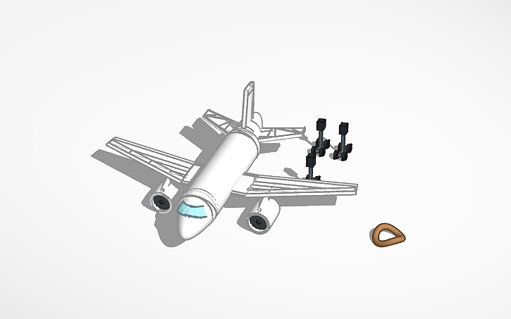 3D design AIRPLANE AIRPLANE AIRPLANE - Tinkercad