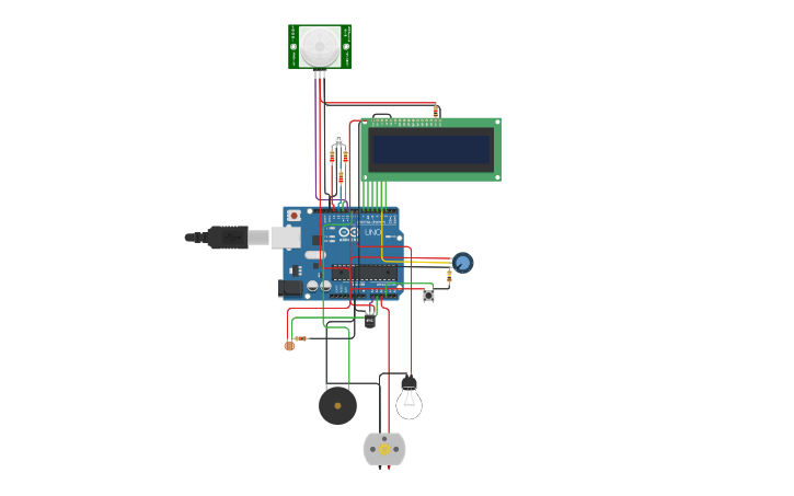 Circuit design Simple Home Automation System with Intruder Alert ...