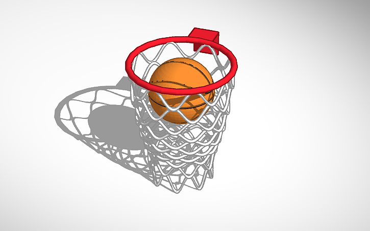 3D design New Basketball Hoop - Tinkercad